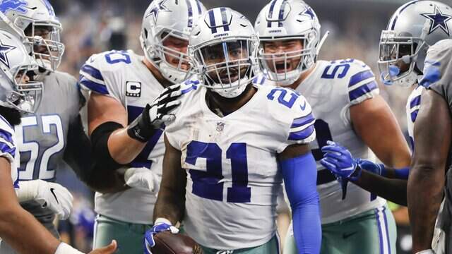 Cowboys Running Back By Year