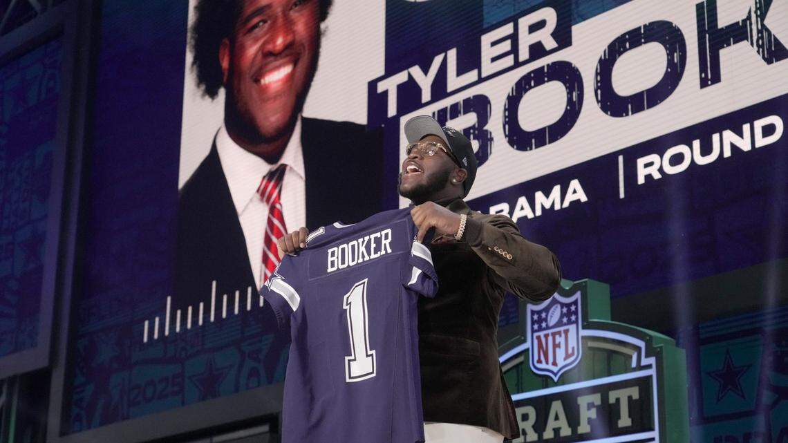 Jerry Jones on Cowboys drafting Tyler Booker in NFL Draft | Fort Worth ...