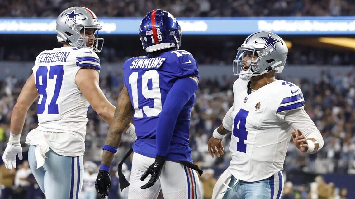 Dallas Cowboys vs. NY Giants: Dak Prescott nears NFL history | Fort ...