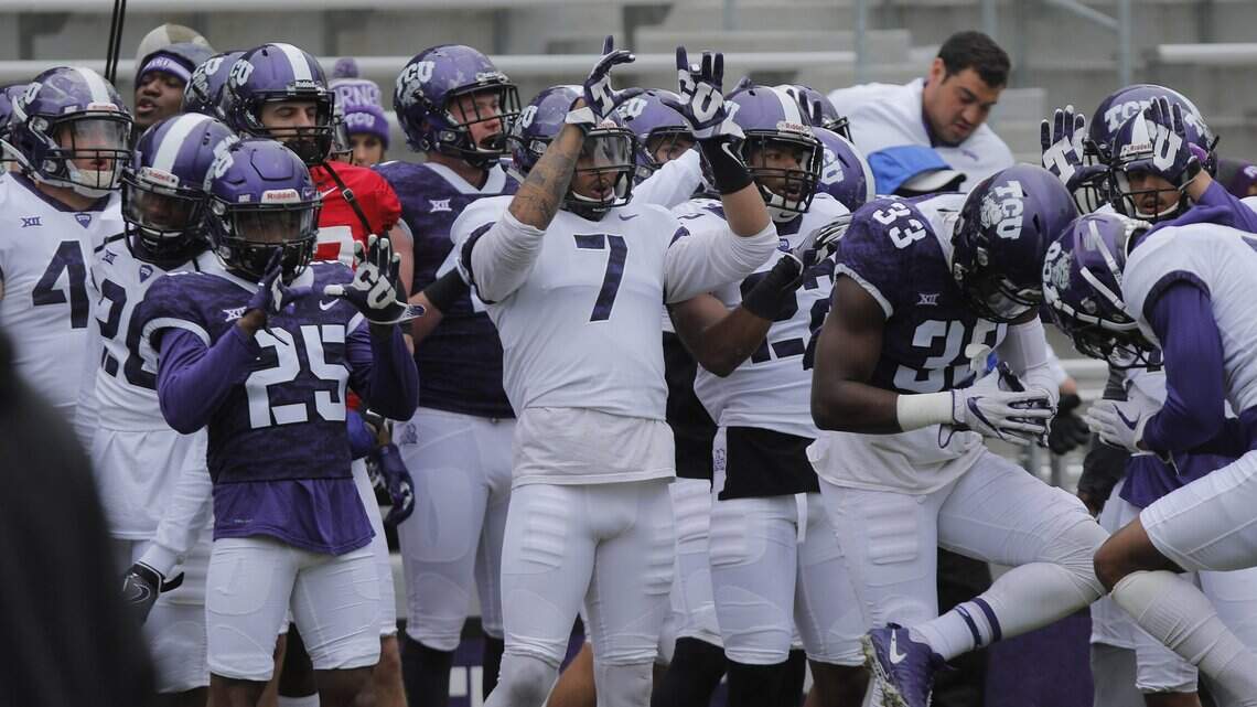 TCU football: Spring game offers glimpse of 2018 team | Fort Worth Star ...