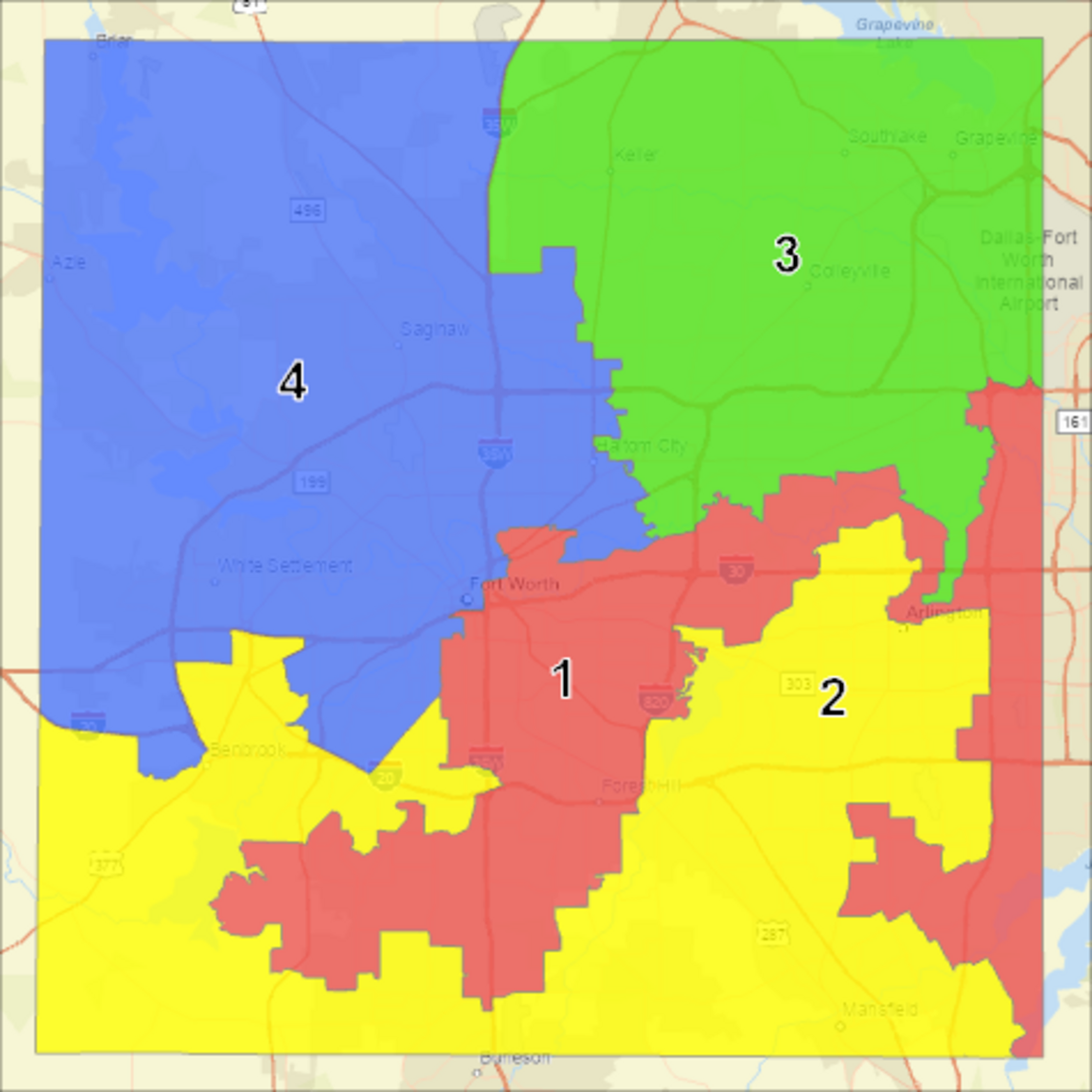 New redistricting map options for Tarrant commissioners | Fort Worth ...