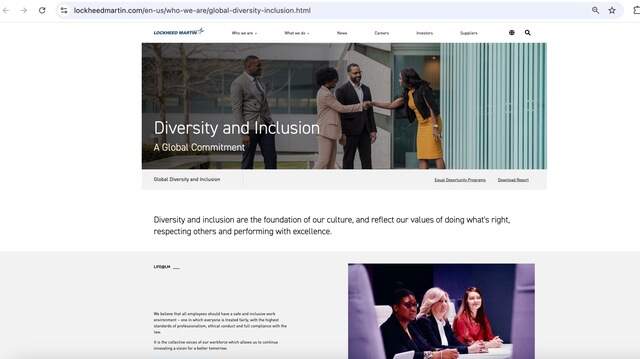 Lockheed Martin removes DEI from website after Trump order | Fort Worth ...