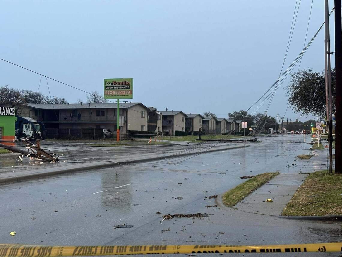 Damage from severe storms in Dallas-Fort Worth | Fort Worth Star-Telegram