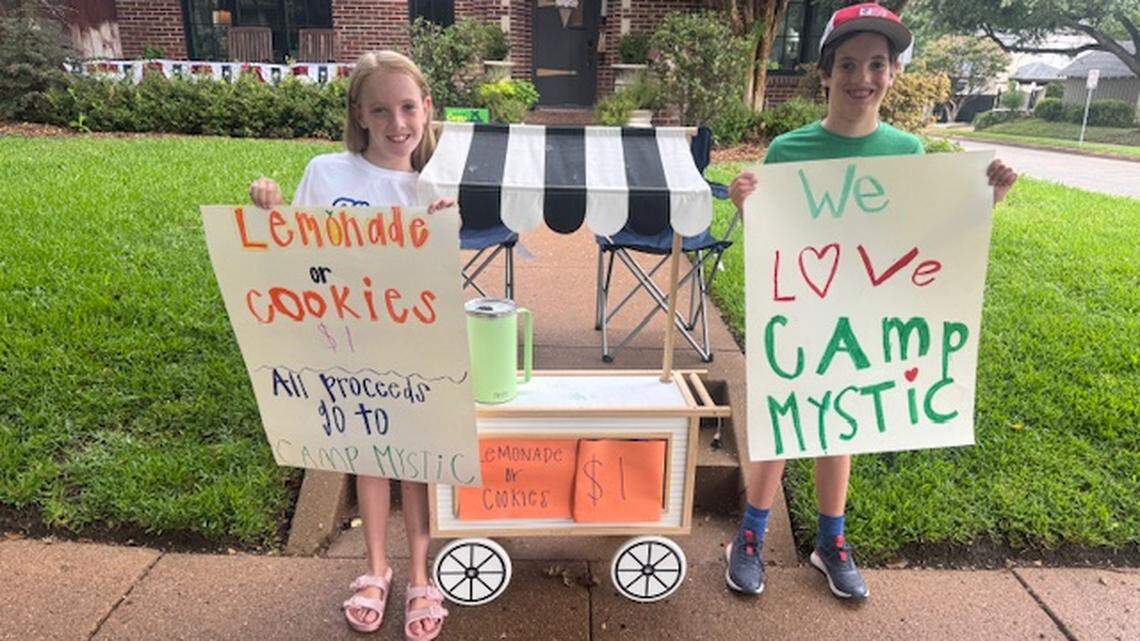 Fort Worth twins’ lemonade stand raises funds for Camp Mystic | Fort ...