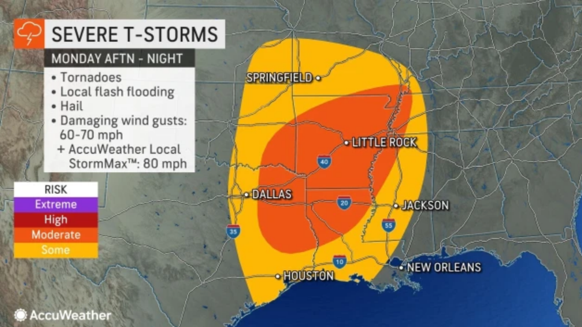 Severe storms Monday could bring tornadoes and hail to DFW | Fort Worth ...