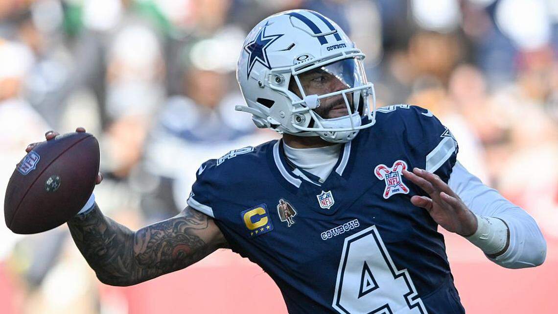 Dallas Cowboys’ Dak Prescott talks after win vs. Commanders | Fort ...