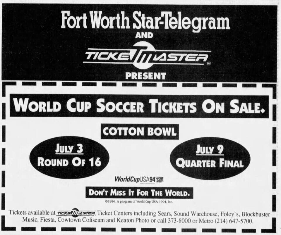 Remember when North Texas hosted FIFA World Cup matches? | Fort Worth ...