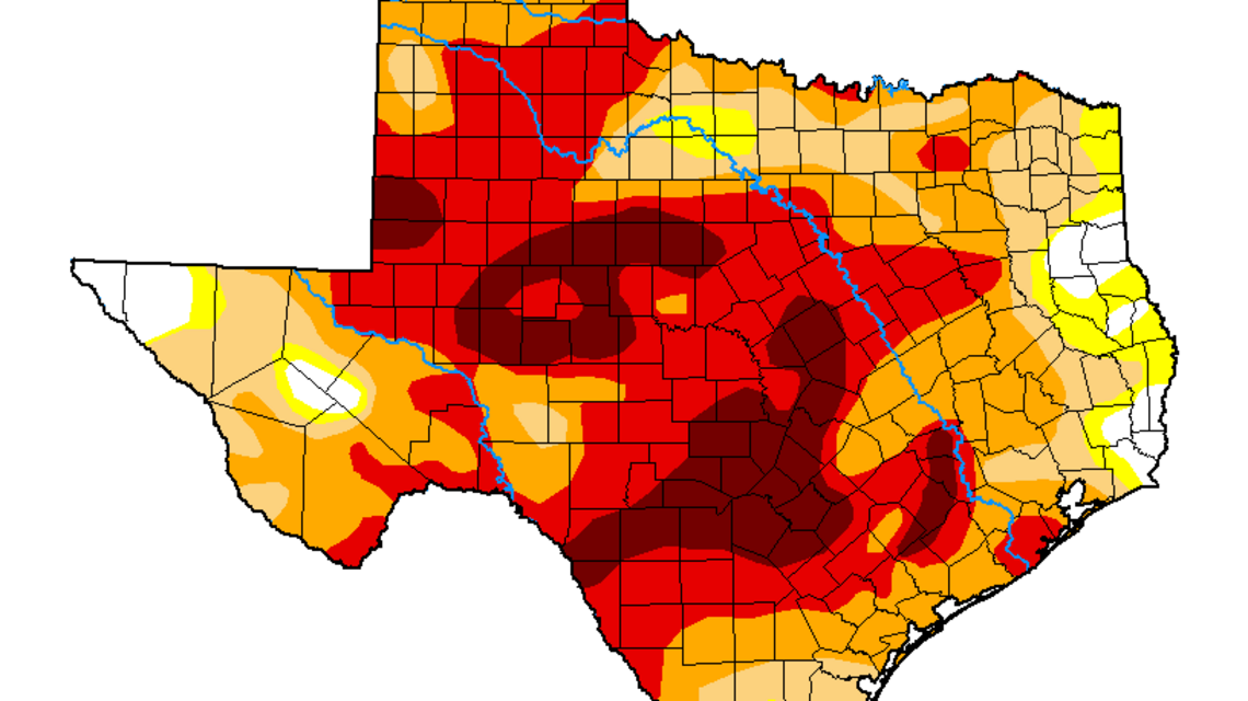 Will record rainfall in August get Texas out of this drought? | Fort ...