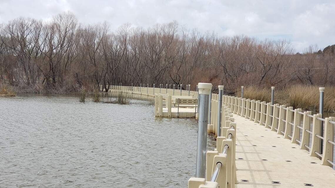 Weatherford, TX building flotational boardwalk across lake | Fort Worth ...