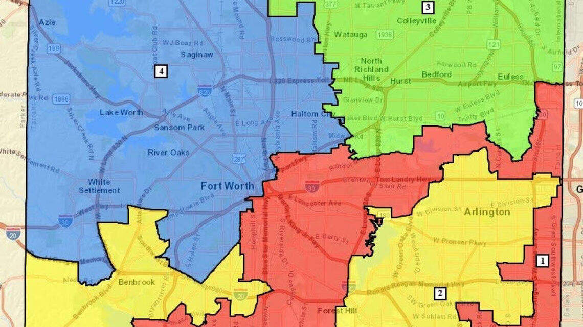 New redistricting map options for Tarrant commissioners | Fort Worth ...