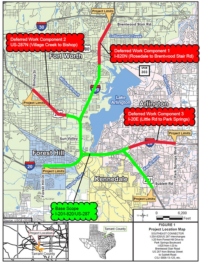Southeast Connector project completion date now 2028 | Fort Worth Star ...
