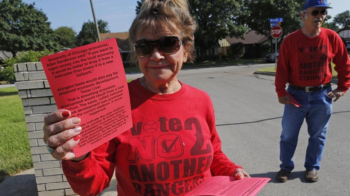Peggy Rudd has been fighting the proposed $1 billion, retractable roof ...