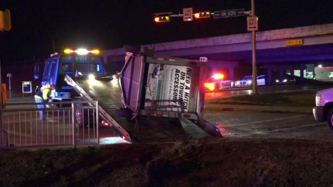 Dallas car chase ends in crash, suspect loses ear | Fort Worth Star ...